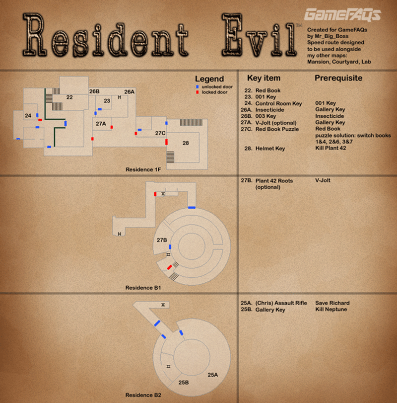 Resident Evil Hd Remaster Guide Unlockables Keys And Maps