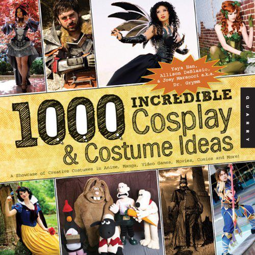 Local cosplayer features on international book cover