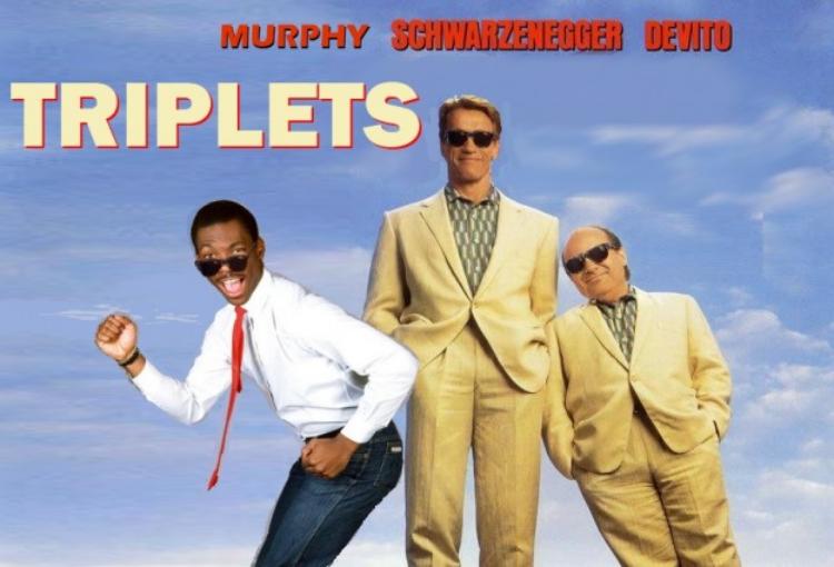 Arnold Schwarzenegger updates on "hilarious" TWINS sequel TRIPLETS