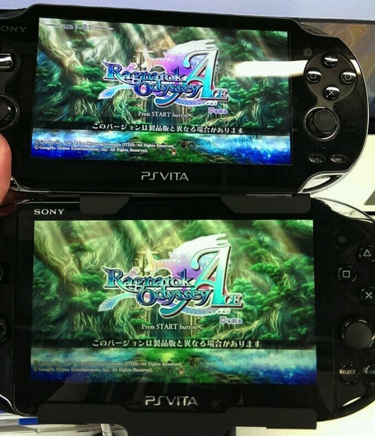 The new and old PS Vita screens, compared