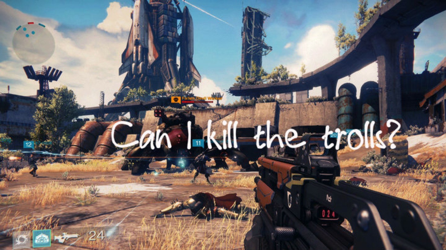 Destiny designed to counter trolls