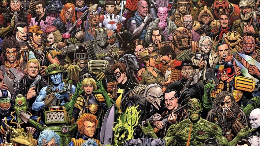 2000AD just turned 40, so here’s a list of 40 must-read stories