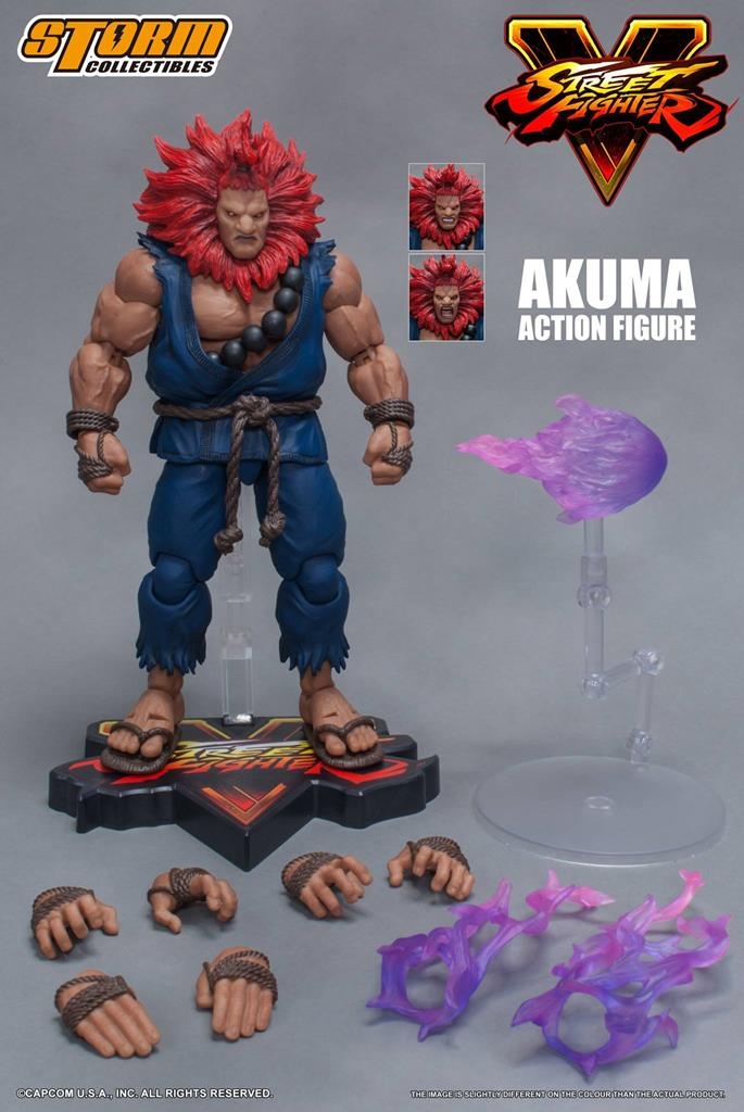 Feel the furry fury of Akuma with this new figure from Storm Collectibles