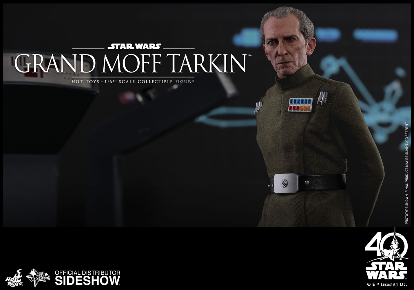 Grand Moff Tarkin is looking alive and well in this newest Hot Toys release