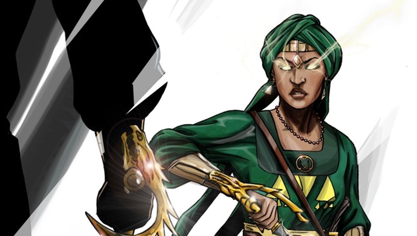 Africa rises in the historical fantasy comic book series Malika ...