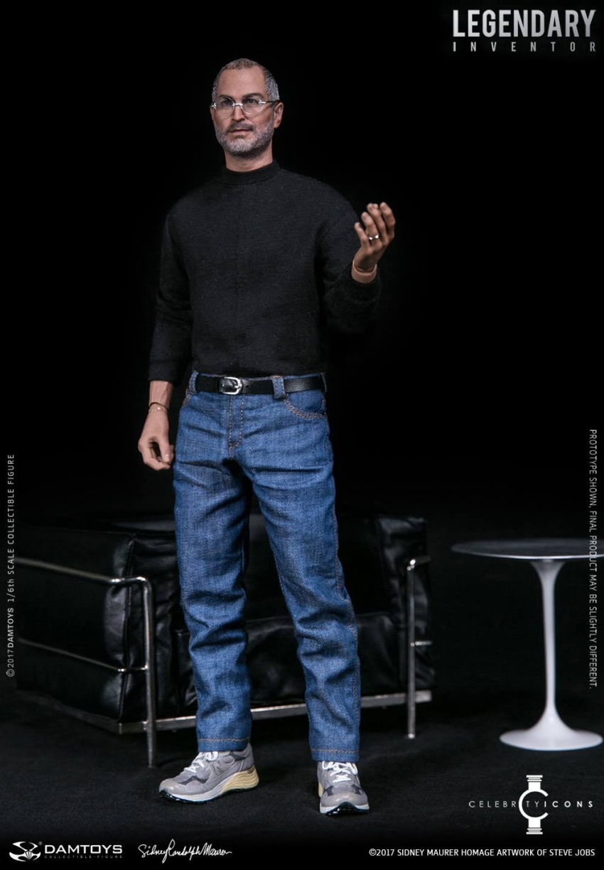 Steve Jobs lives again as a creepily-detailed sixth scale action figure