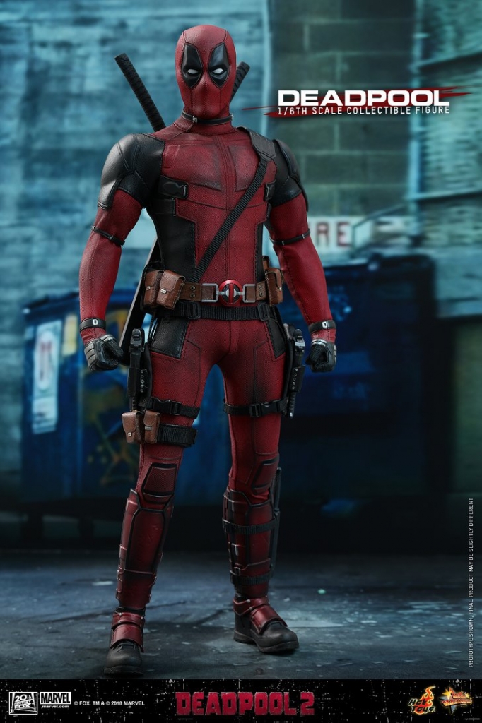 The new Hot Toys sixth-scale Deadpool 2 figure comes with swords, guns ...