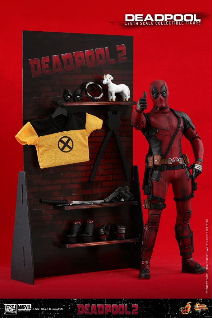 The new Hot Toys sixth-scale Deadpool 2 figure comes with swords, guns ...