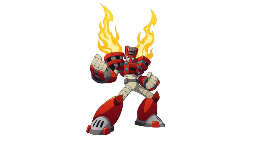 Torch Man is ready to burn down the house in Mega Man 11
