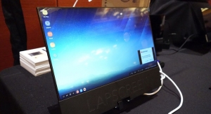 Introducing a new paper-thin monitor called the Lapscreen
