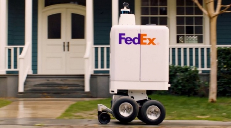 FedEx has built a new robot to handle short distance deliveries