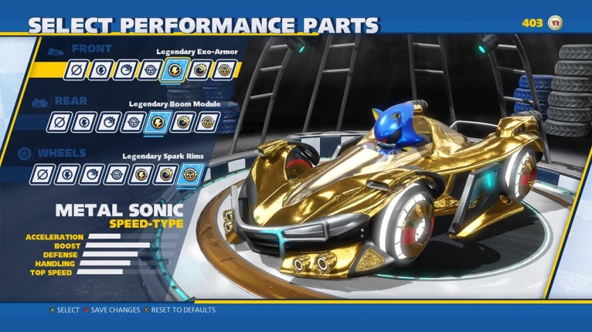 Here’s a look at how customisation works in Team Sonic Racing