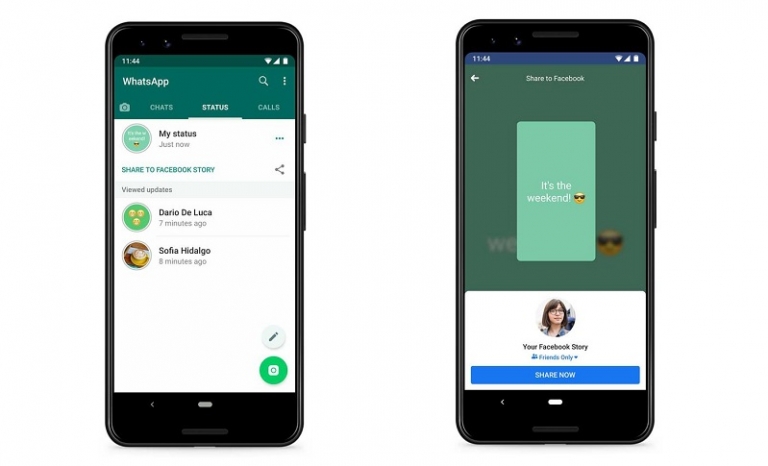 WhatsApp testing a feature to directly post your status to other social ...