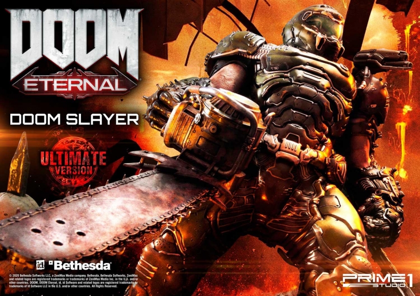 This $2400 DOOM Eternal Doom Slayer statue from Prime 1 is ready to rip ...