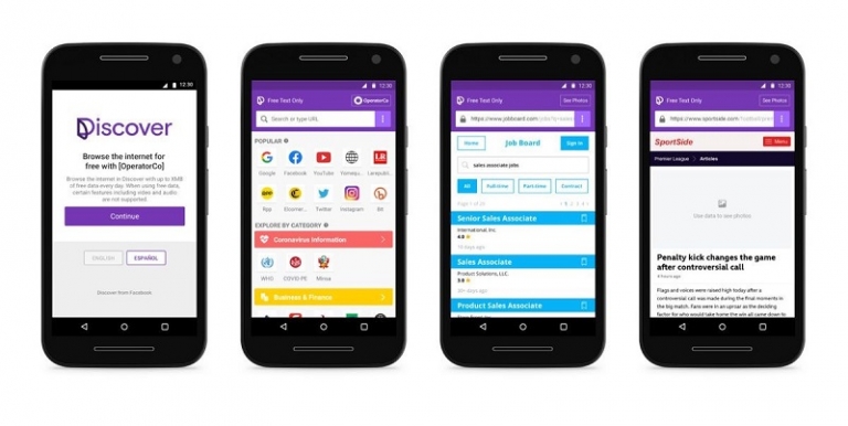 Facebook testing a new free data app called Discover