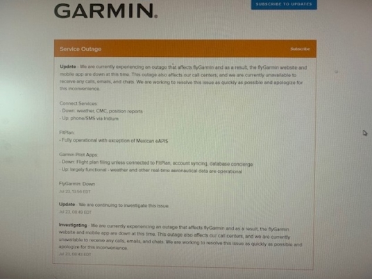 Alleged ransomware attack behind Garmin services outage