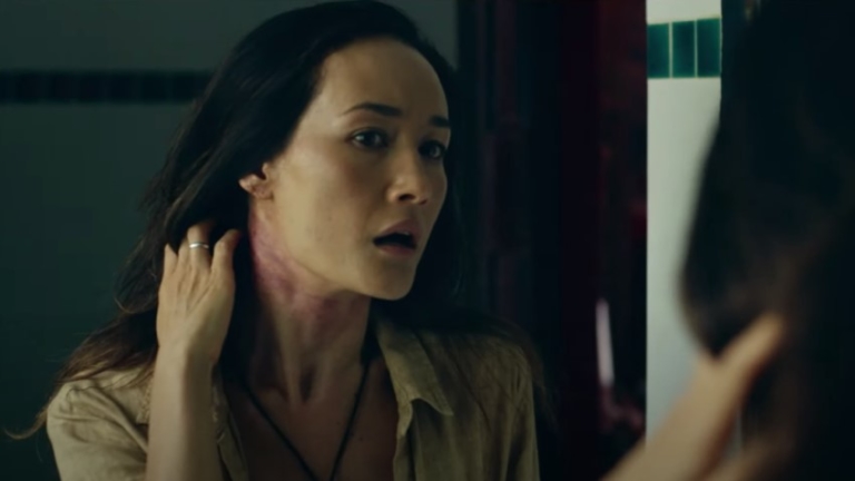 A holiday turns into a nightmare for Maggie Q and Luke Hemsworth in ...