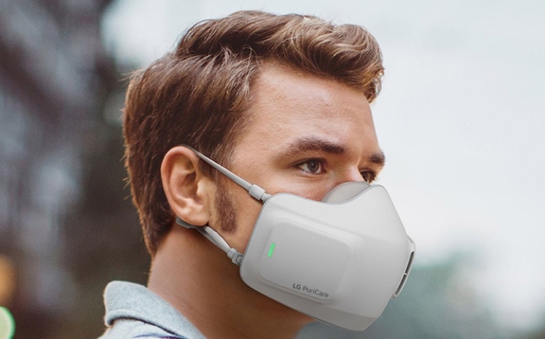LG has made a mask that allows you to breath in purified air