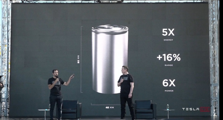 Tesla unveils plans for a “tabless” battery that massively multiplies power