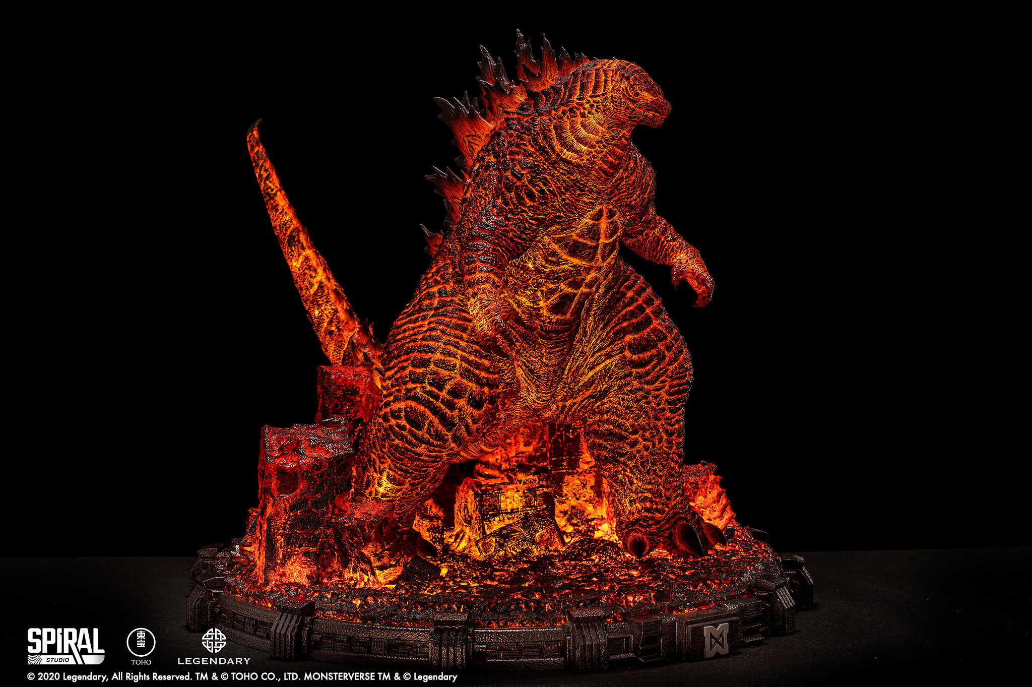 Godzilla is burning and ready to rumble with this $2000 statue