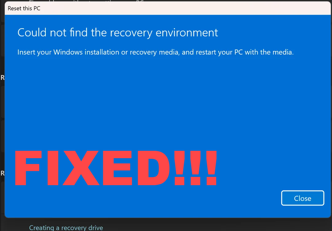 Fix ‘Insert Your Windows Installation or Recovery Media’ Issue on Windows 10/11