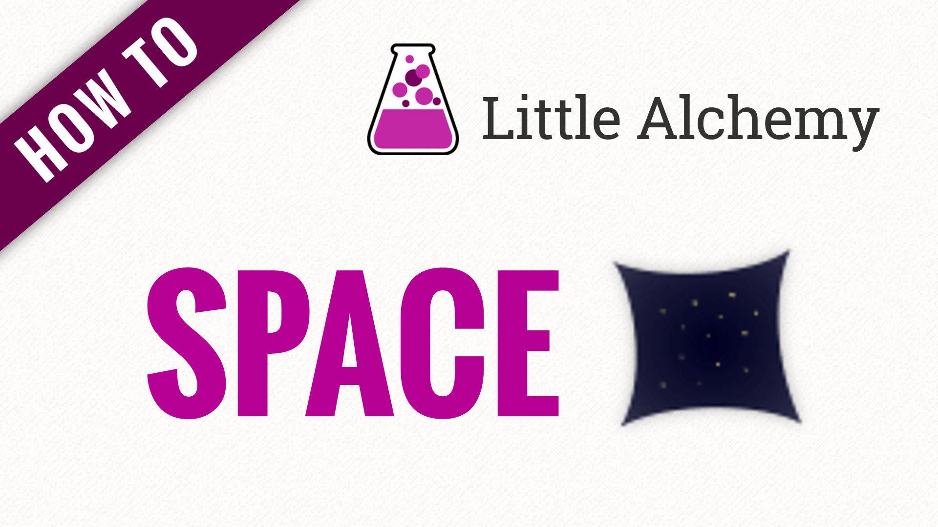 How to Make Space in Little Alchemy 1 and 2