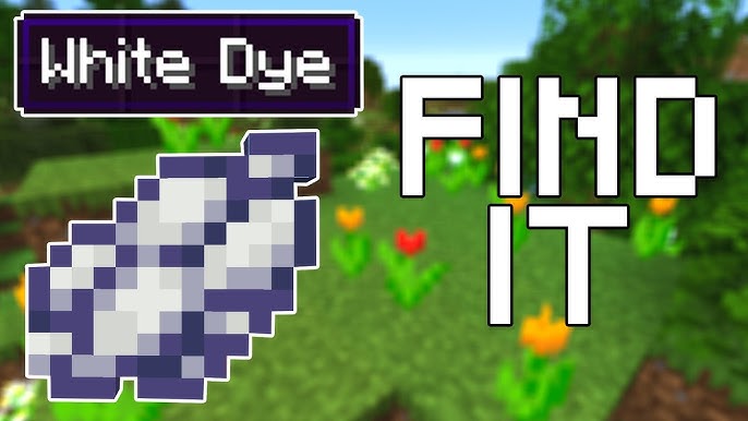 How to Make White Dye in Minecraft: Quick Guide