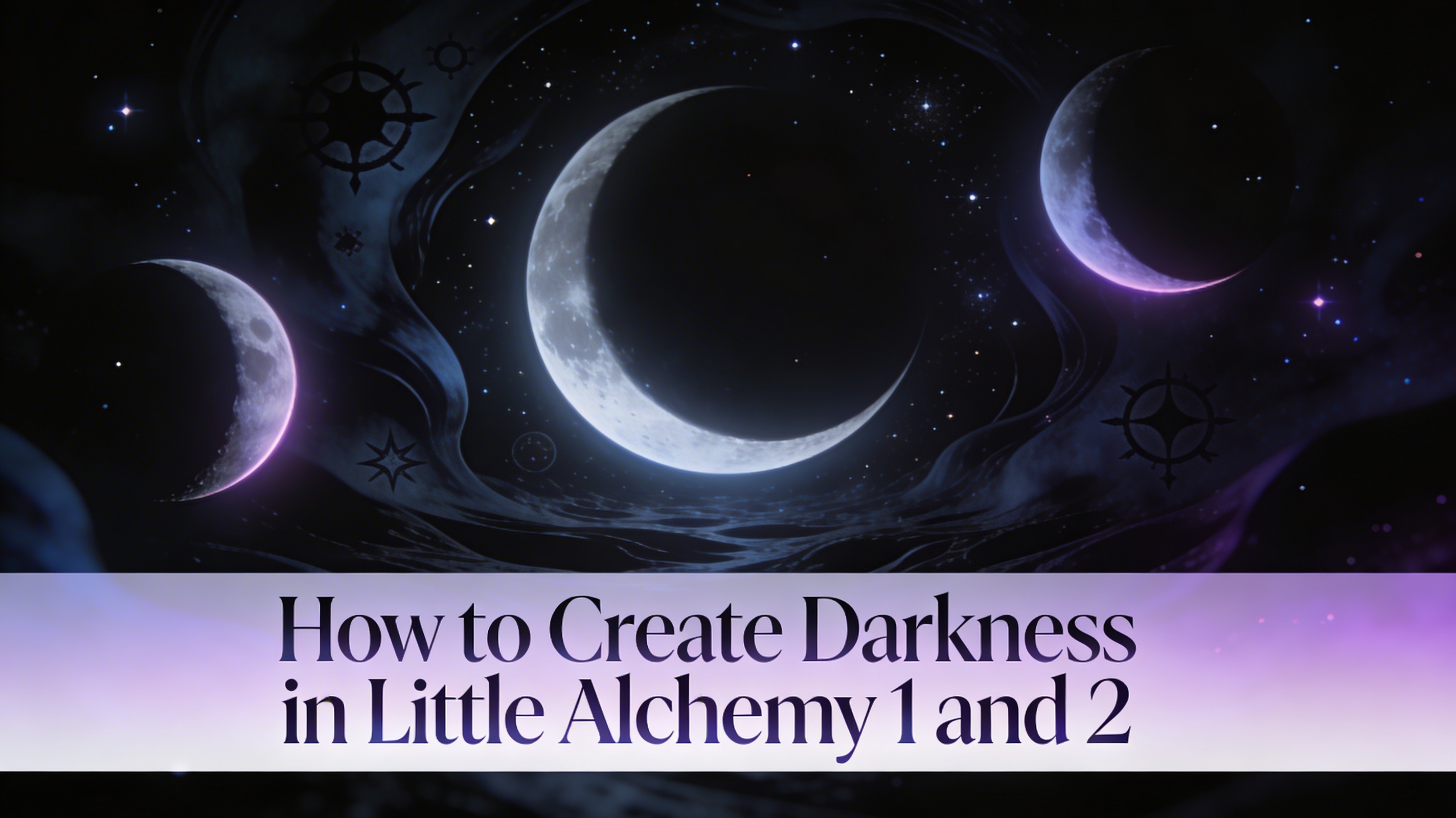 How to Create Darkness in Little Alchemy 1 and 2
