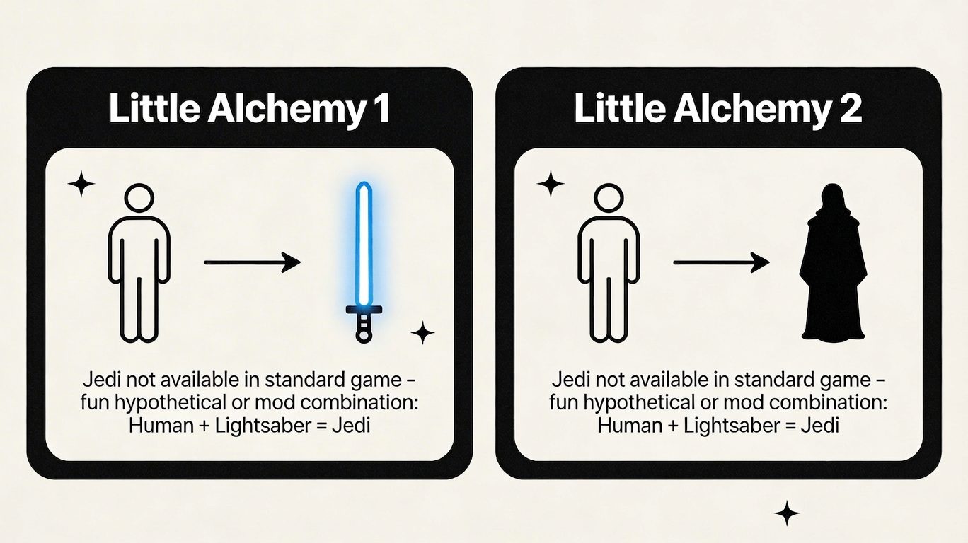 How to Make a Jedi in Little Alchemy 1 & 2 - Quick Guide
