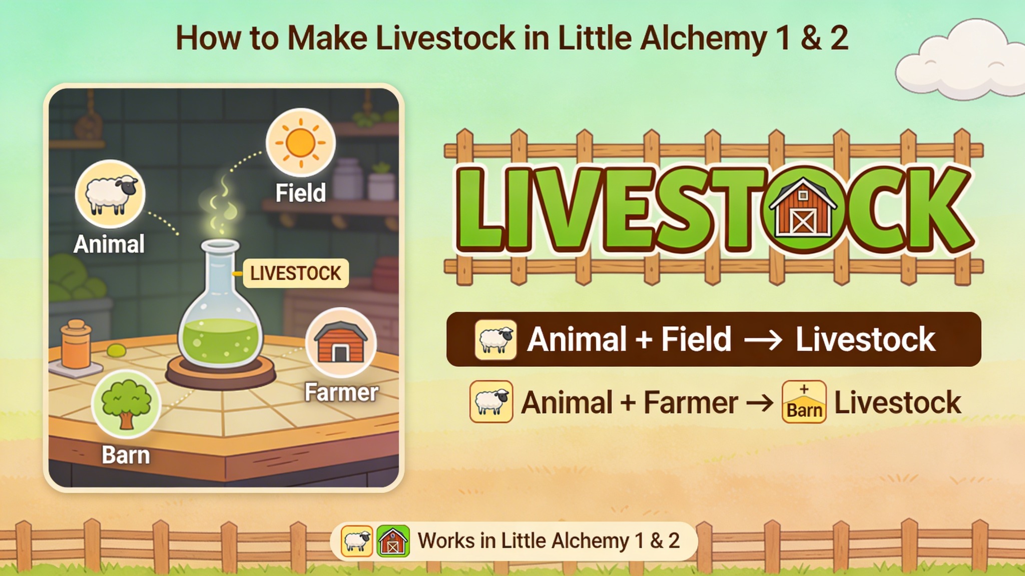 How to Make Livestock in Little Alchemy: Quick Guide